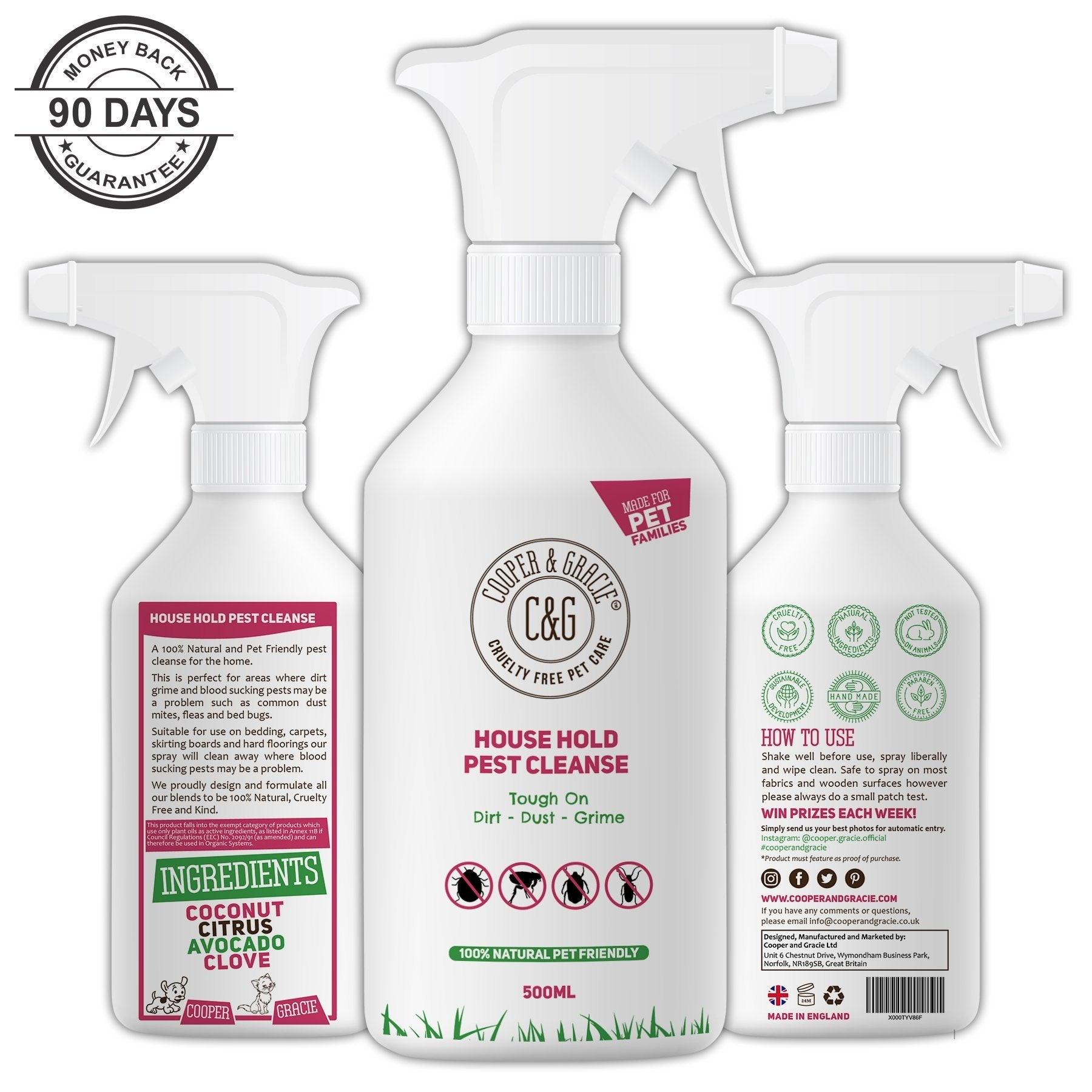 Natural Household Flea Spray | Cooper and Gracie